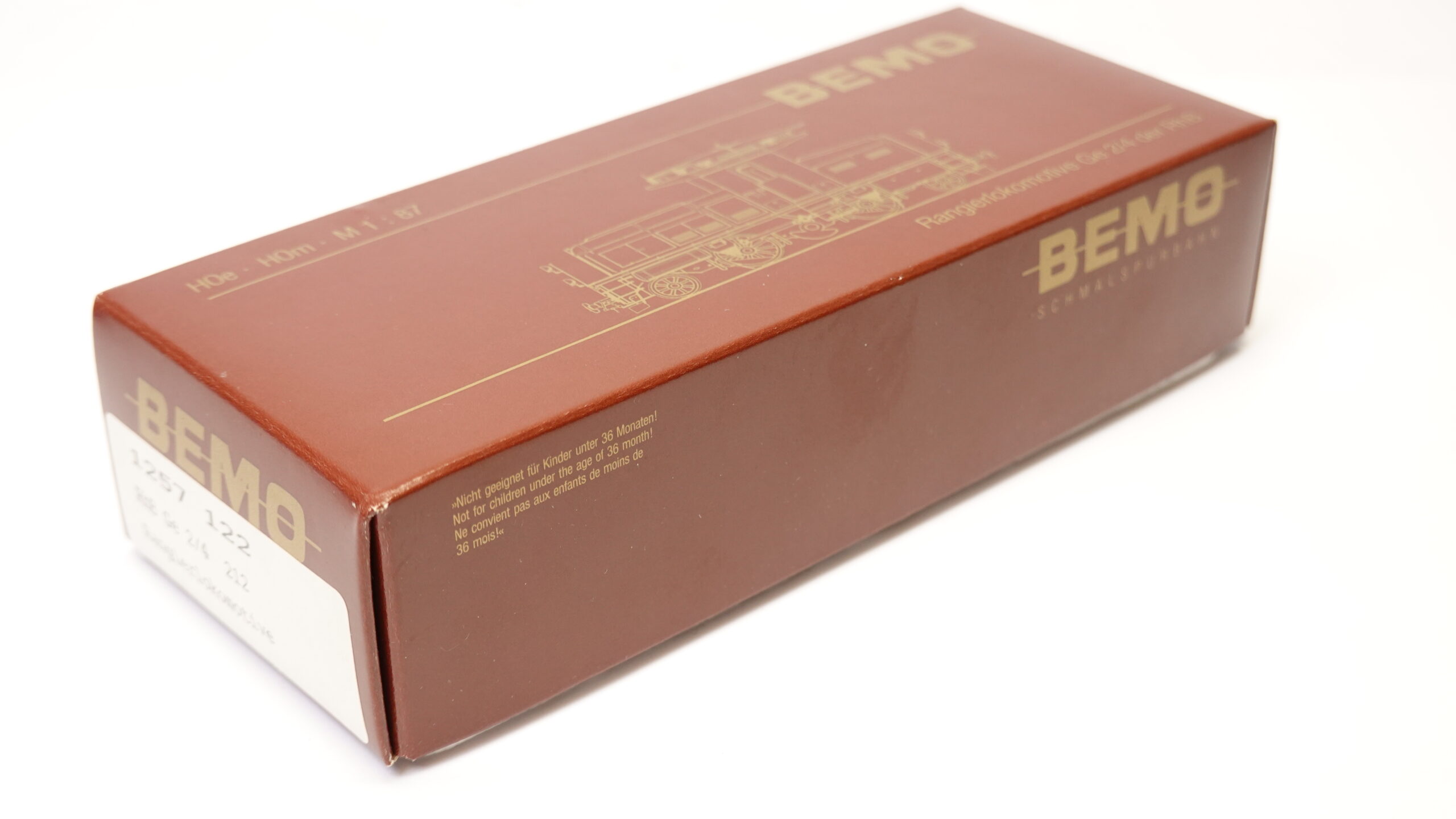 Bemo 1257 122 Spur H0m Rangierlok RhB | Evinka Shop